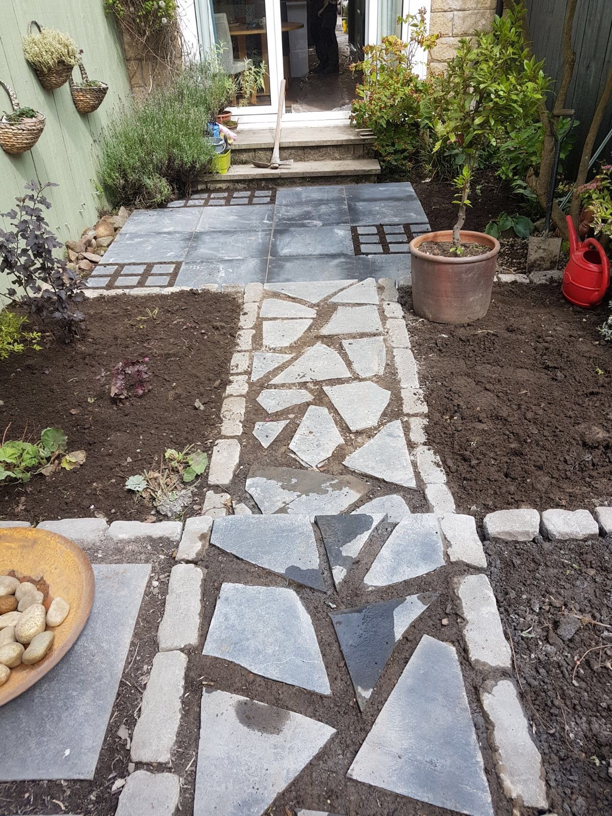 Leith Edinburgh Crazy Paving - Greenhart Landscaping
