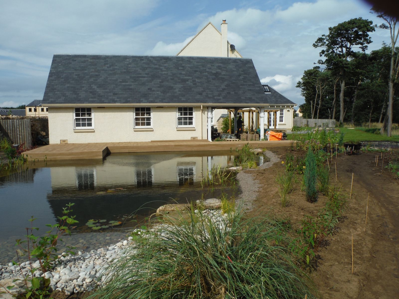 Archerfield Estate Large Garden Project Build Photos - Landscapers ...